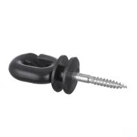 China Anti Impact Screw In Ring Insulator INS111B PE 22g Electric Fence Fittings For Wood Post for sale