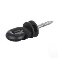 China Anti Impact Screw In Ring Insulator INS111B PE 22g Electric Fence Fittings For Wood Post for sale