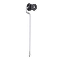 China Impact Resistant Screw 25mm Screw In Offset Electric Fence Insulator for sale