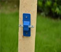 China Galvanized Hole 8mm PP Gate Break Post Insulator For Tape for sale