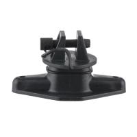 China Electric Fence LLDPE 8mm Wire Pinlock Electric Fence Insulators Black Color for sale