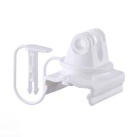 China Self Locking Pinlock Insulator INS070W LLDPE 16.5g Electric Fence Fittings For T Post Wire White for sale