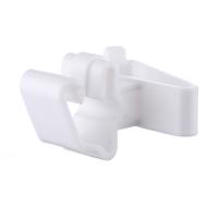 China Polytape T Post Insulator INS565W HDPE 21g Electric Fence Fittings For 53mm Wide Tape White for sale