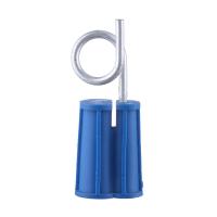 China Fence Post Pigtail Insulator INS110BL 50g Blue Electric Fence Insulators For Overhead Wire Post for sale