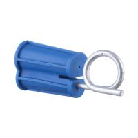 China Fence Post Pigtail Insulator INS110BL 50g Blue Electric Fence Insulators For Overhead Wire Post for sale