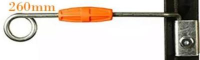 China Heavy-Duty Galvanized Single Pigtail Electric Fencing Post for sale
