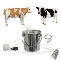 China Single Bucket Milking Machine 220V Vacuum Unit For Dairy Cows And Small Milking Parlours for sale