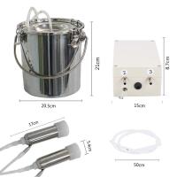 China Single Bucket Milking Machine 220V Vacuum Unit For Dairy Cows And Small Milking Parlours for sale