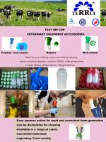 China Plastic LDPE Foamer Teat Dip Cup For Livestocks for sale