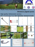 China Heavy-Duty Galvanized Single Pigtail Electric Fencing Post for sale