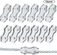 China Electric Fencing Wire Rope Connectors Arrow Clamp Clips Galvanized 10mm for sale