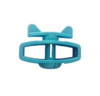 China 16 Teeth Inline Electric Fence Strainer Tensioner Twine Wire Rope Tightener 2.5mm Polytape for sale
