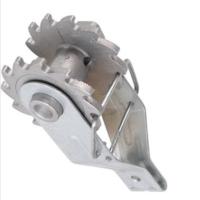 China EFA050 Pre-Galvanized Steel Plate Electric Fence Wire Strainer Spring Clip Aluminum Spool 4mm In-Line Tensioner for sale