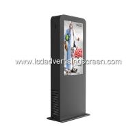 China WIFI Digital Lcd Advertising Display , Lcd Signage Advertisement Floor Stand Vertical for sale