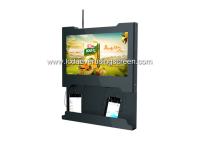 China Genevision LCD Advertising Screen Ad Player With Cell Phone Charging Station for sale