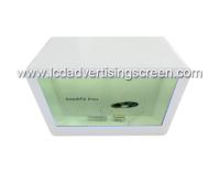 China Refrigerator White Show Case Display , Transparent LCD Glass Box for sale