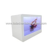 China Refrigerator White Show Case Display , Transparent LCD Glass Box for sale