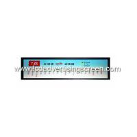 China Wall Mounted Stretched Bar LCD Panel  BUS Digital Signage Brightness 1000 Nit for sale