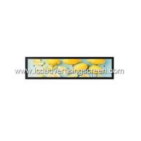 China 16.8'' Stretched Bar LCD Digital Signage Supermarket Shelf Edge Screen Display for sale