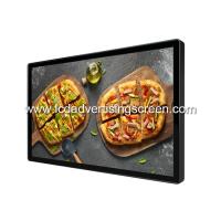 China Full HD Indoor Advertising Screen Wall Hanging Black Colour TFT 1920*1080 for sale