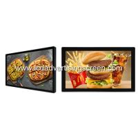 China Full HD Indoor Advertising Screen Wall Hanging Black Colour TFT 1920*1080 for sale