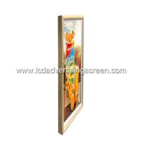 China 27'' Wall Mounted Digital Signage Android Media Player Display Wood Frame for sale