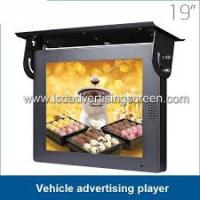 China Taxi or Bus Advertising Screen / Car Lcd Monitor Flat Screen Pc 1366*768 Resolution for sale