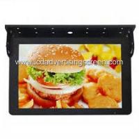 China Taxi or Bus Advertising Screen / Car Lcd Monitor Flat Screen Pc 1366*768 Resolution for sale