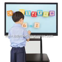 China 86 Inch Digital Interact Whiteboard With Infrared Touch Black color for sale