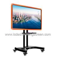 China 86 Inch Digital Interact Whiteboard With Infrared Touch Black color for sale