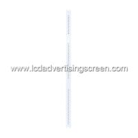 China Roof Mount LCD Advertising Screen Ultra Thin Double Sides Digital Signage Ceiling Pole for sale