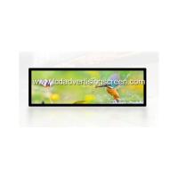 China Stretched Bar LCD Display Digital Shelf Edge Bus Advertising Screen 24 Inch for sale