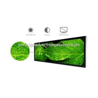 China Stretched Bar LCD Display Digital Shelf Edge Bus Advertising Screen 24 Inch for sale