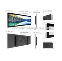 China 19 Inch Stretched Bar LCD Long Panel Advertising Screen Wall Mounted for sale
