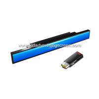 China Supermarket Long LCD Panel Advertising Screen Stretched Display Bar Panel 23.6 Inch for sale