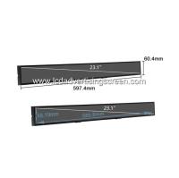 China Supermarket Long LCD Panel Advertising Screen Stretched Display Bar Panel 23.6 Inch for sale