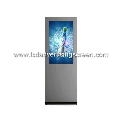 China Multi Language 55 Inch Outdoor Digital Signage Display Stand PC Touch Screen for sale