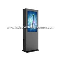 China Multi Language 55 Inch Outdoor Digital Signage Display Stand PC Touch Screen for sale