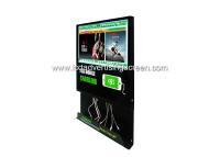 China Smart LCD Advertising Screen Mobile Phone Charging Station Kiosk Multi Cables for sale