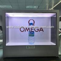China 21.5 Inch Transparent LCD Display Box Full HD LCD Glass Box Refrigerator for sale