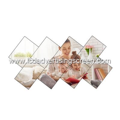 China 49 Inch LCD Video Wall Display 9mm Bezel Size Curved Irregular Splicing Screen for sale