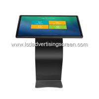 China 49 Inch Black LCD Capacitive Touch Screen All in One Display Kiosk with Win10 System for sale