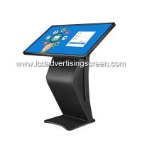 China 49 Inch Black LCD Capacitive Touch Screen All in One Display Kiosk with Win10 System for sale