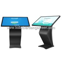 China 49 Inch Black LCD Capacitive Touch Screen All in One Display Kiosk with Win10 System for sale