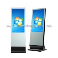 China 43 Inch Slope Standing Touch Computer Digital Signage IR Touch Screen Display Totem for sale