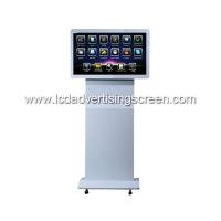 China 32 Inch Indoor Retail Android 7.1 PCAP Touch Screen Display Kiosk with Wheels and Wifi Network for sale