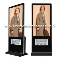 China Remote Control Android Advertising Screen With Wireless Phone Charging Function for sale