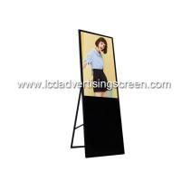China Floor Standing Android LCD Advertising Screen 400cd Brightness 1920 * 1080 HD Resolution for sale
