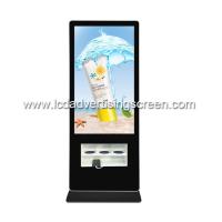 China Floor Standing Lcd Advertising Display Cable Phone Charging Wifi Advertising Screen for sale