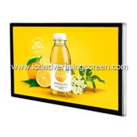 China 32 Inch Wall Mounted Lcd Advertising Screen Menu Board For Display Fast Food Bar Drink Advertising Display Monitor for sale